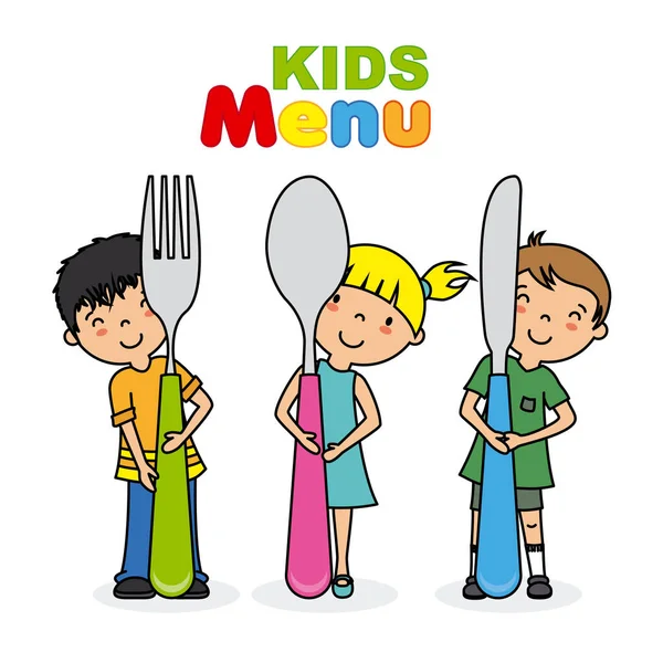Kids menu — Stock Vector © yupiramos #13842778