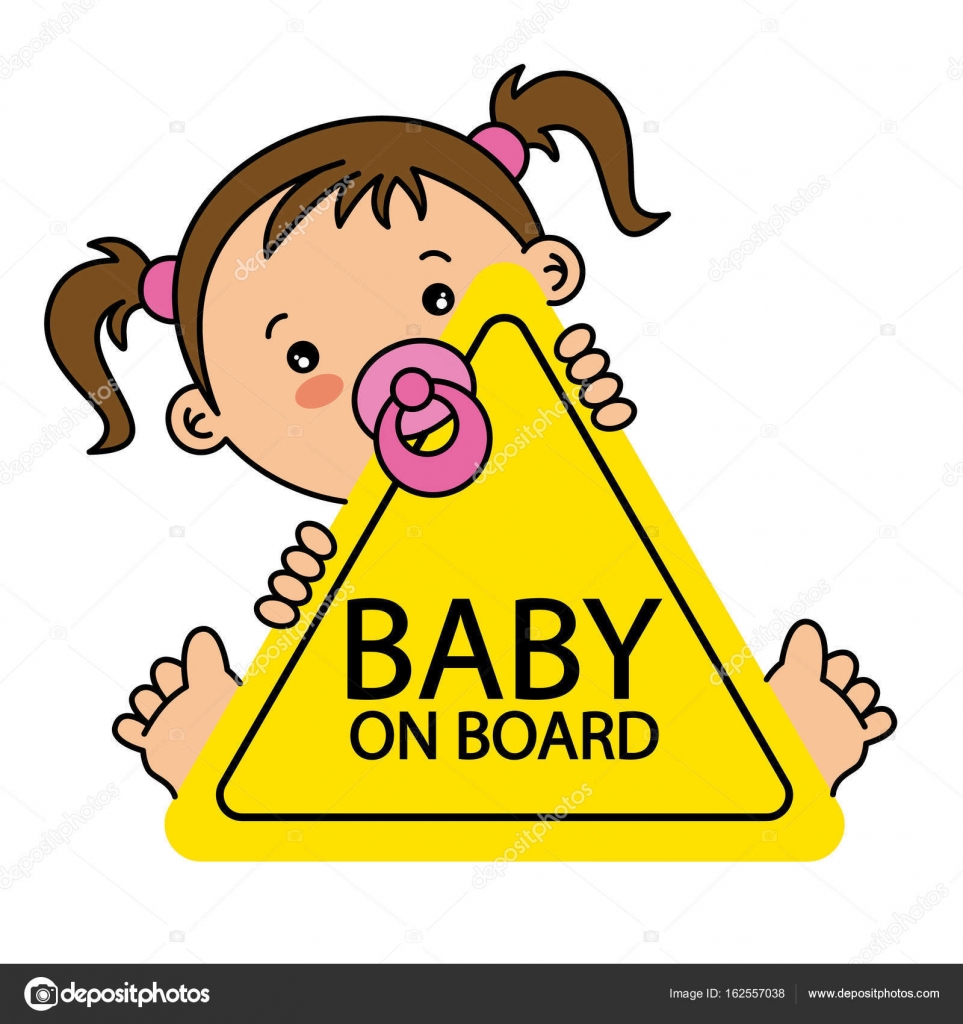 Baby on Board — Stock Vector © sbego #162557038