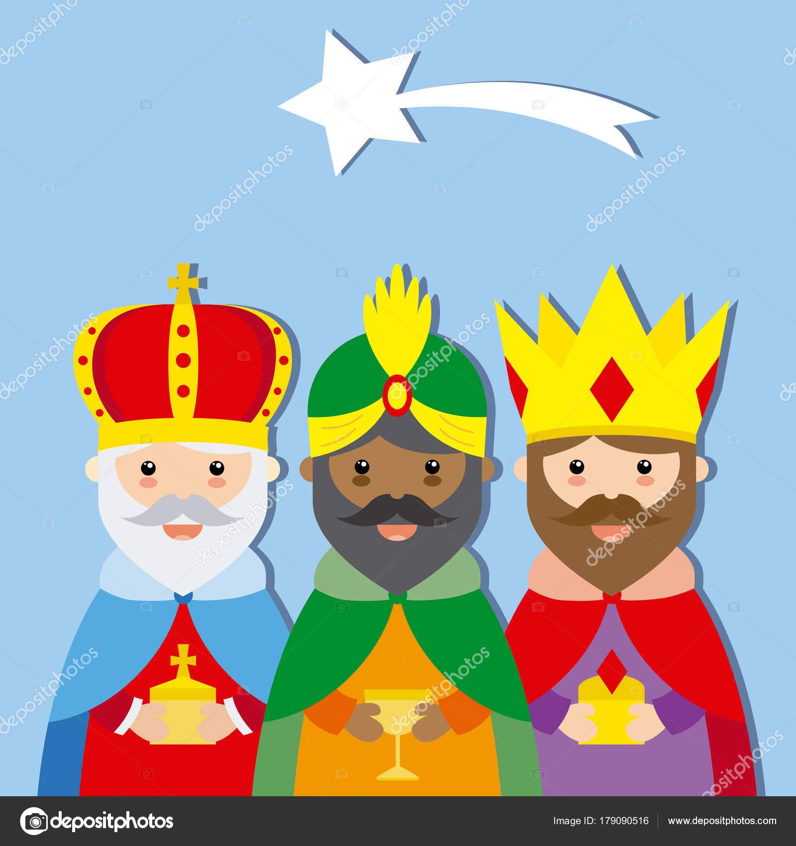 Three Wise Men Isolated Vector Stock Vector by ©sbego 179090516 Three Wise Men Isolated Vector Stock Vector by ©sbego 179090516