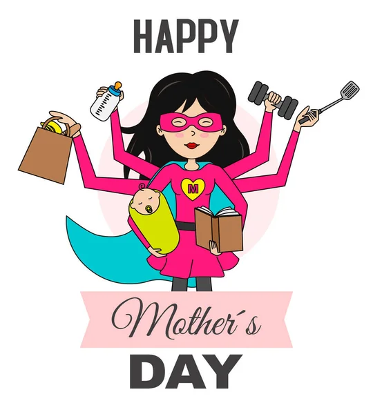 Multitasking woman Vector Art Stock Images | Depositphotos