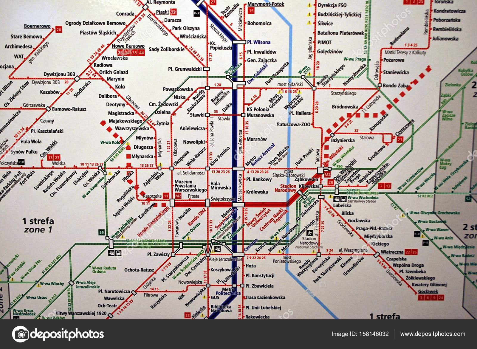 Subway, metro map in Warsaw – Stock Editorial Photo © grand-warszawski ...
