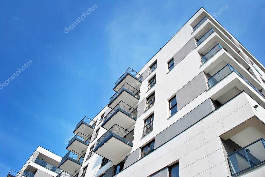 Moderno, edificio de apartamentos de lujo. 2024