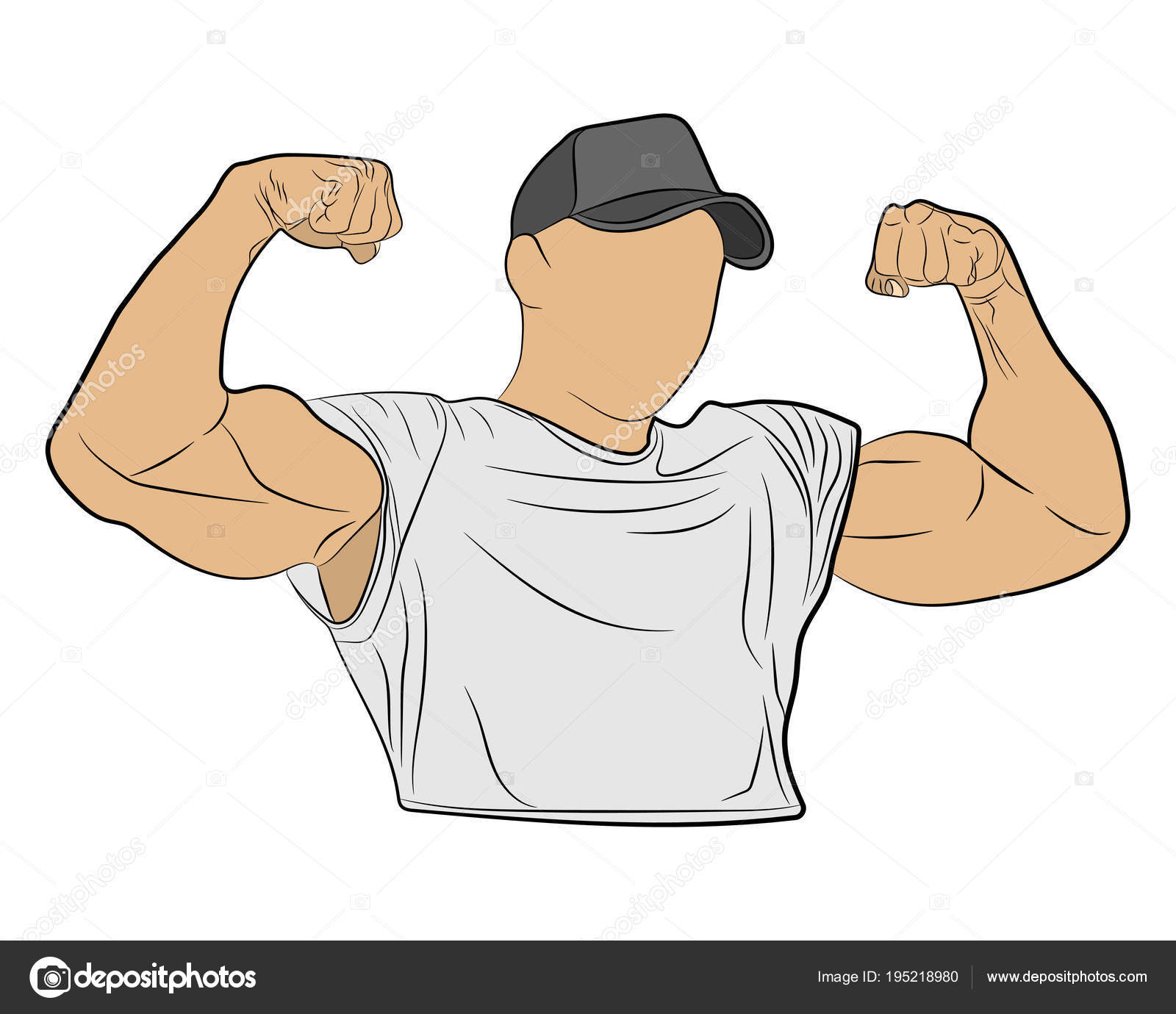 Drawings Of Muscular Men