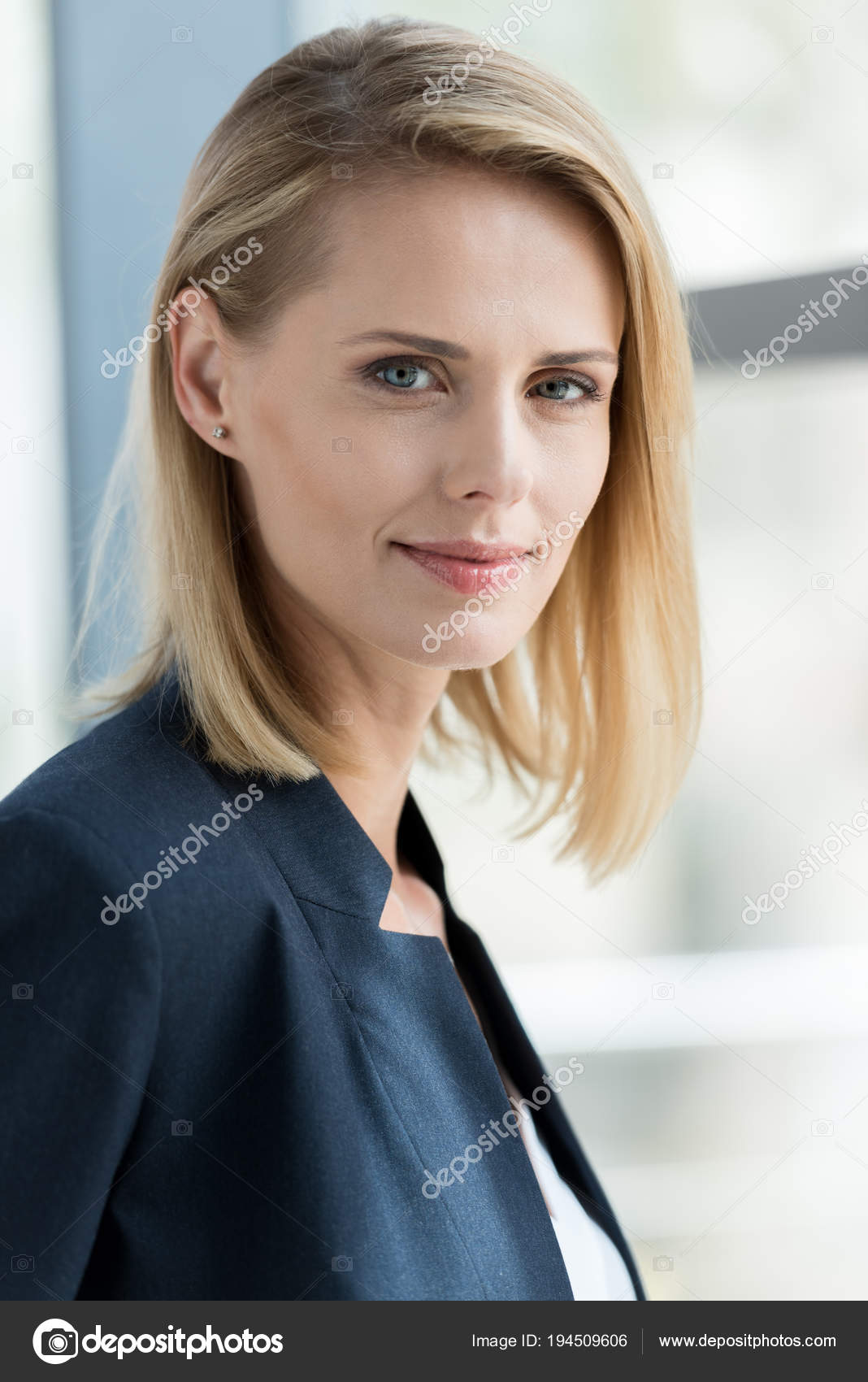 Blonde Female Business