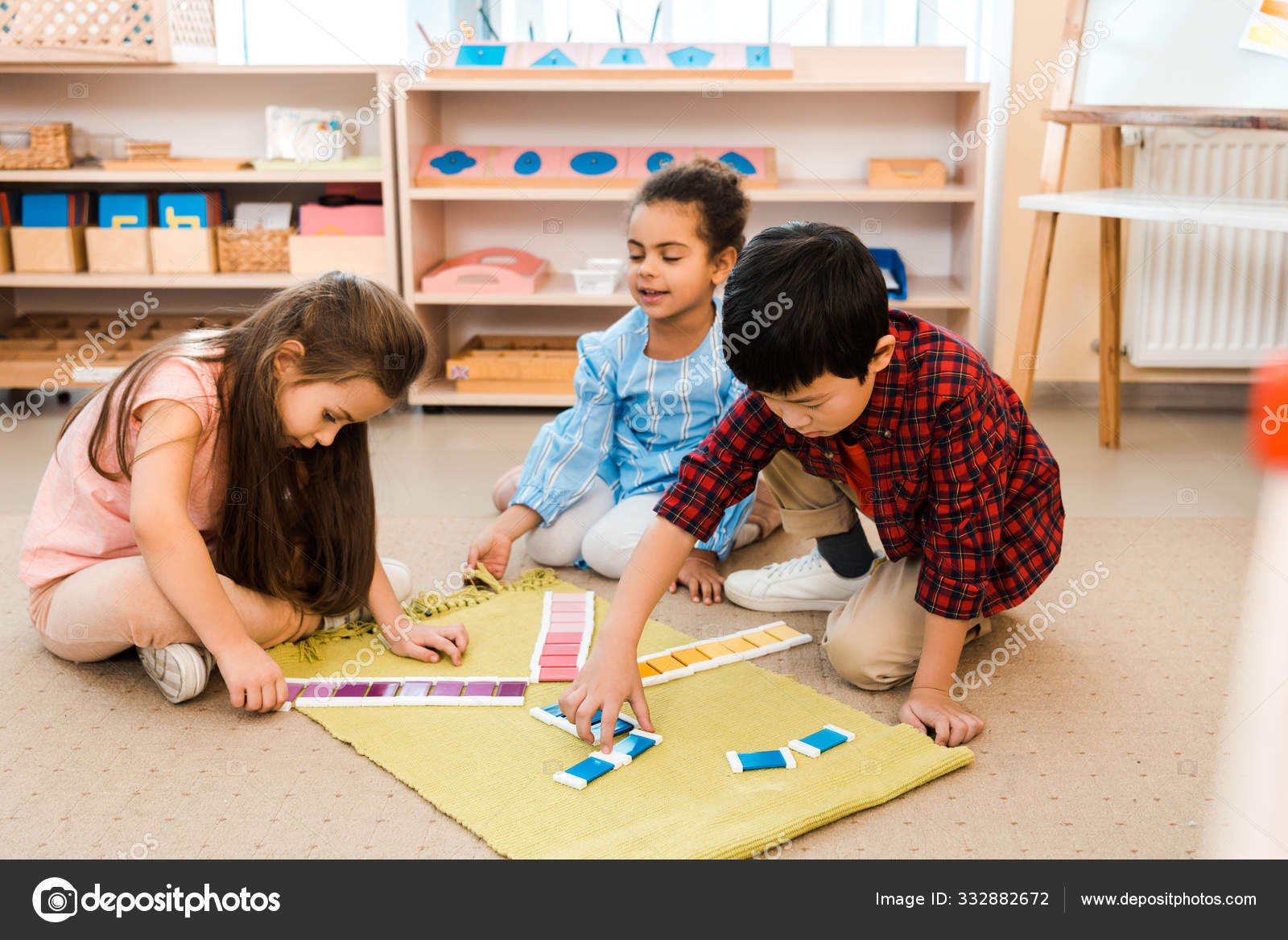 Children At School Playing