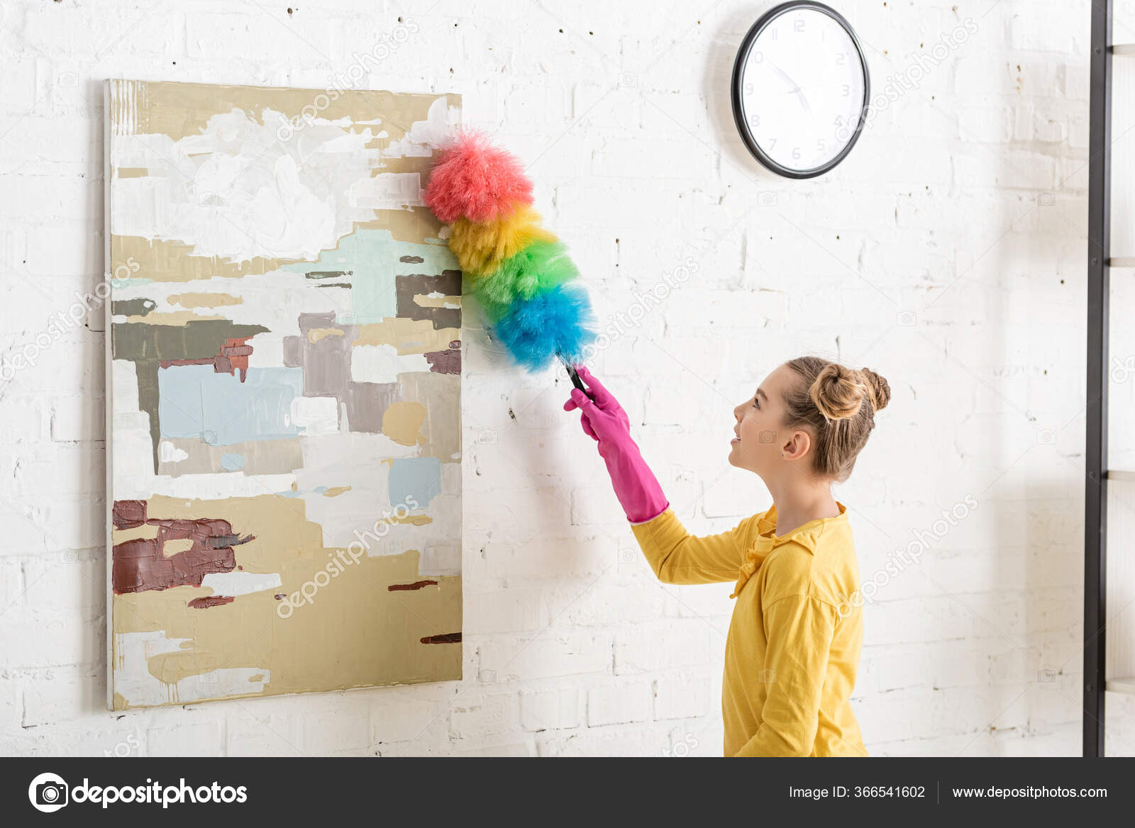 Feather Dusting Painting