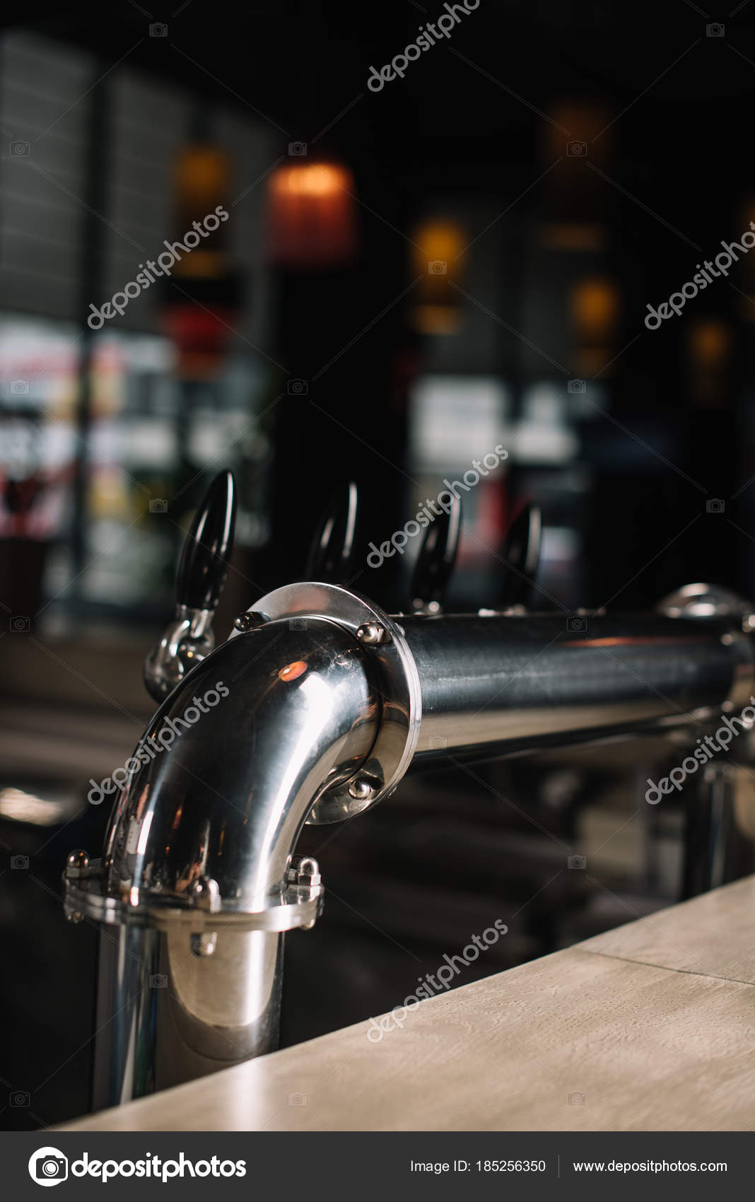 Beer Taps Bar Counter Restaurant — Free Stock Photo © VitalikRadko ...