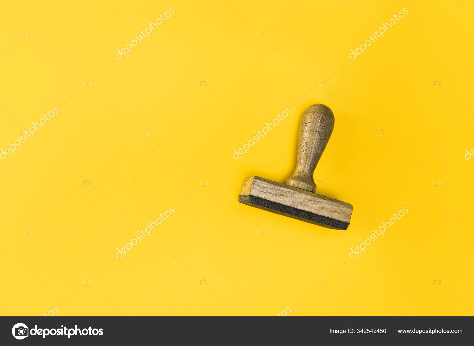 Top View Stamp Isolated Yellow Quality Guarantee Concept — Stock Photo ...