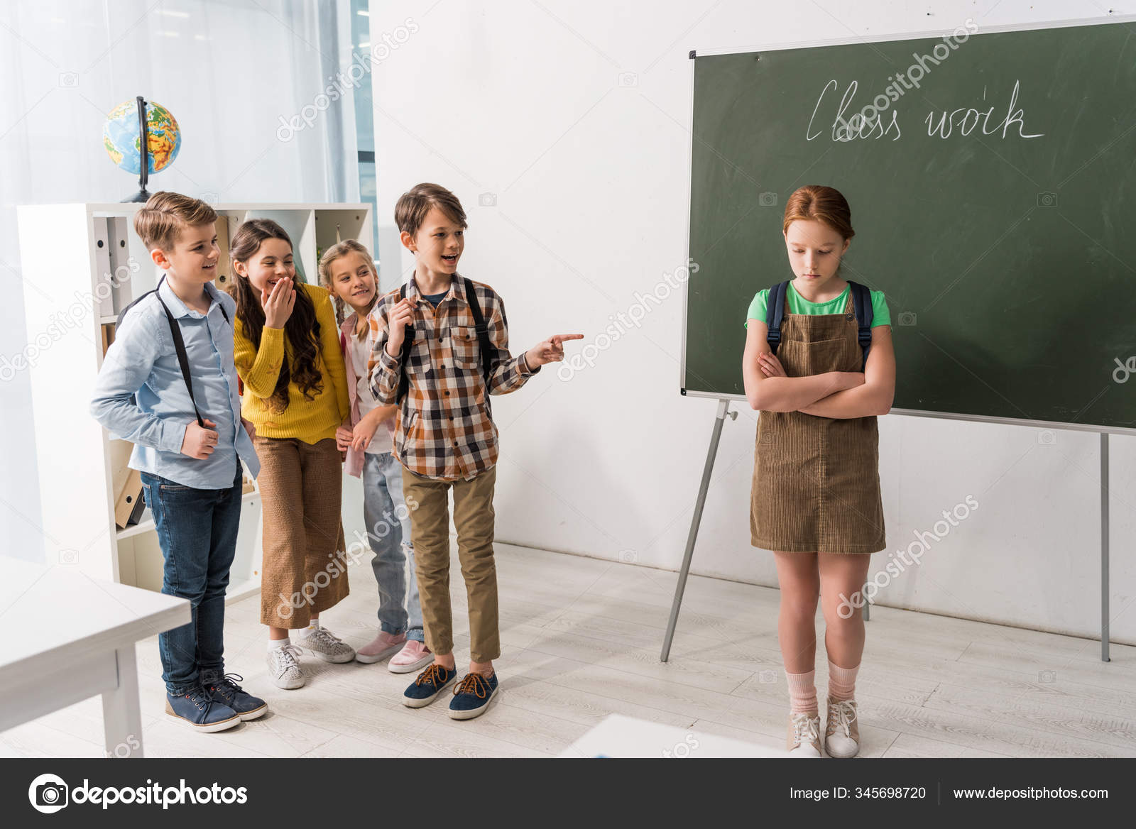 Kids Laughing And Pointing