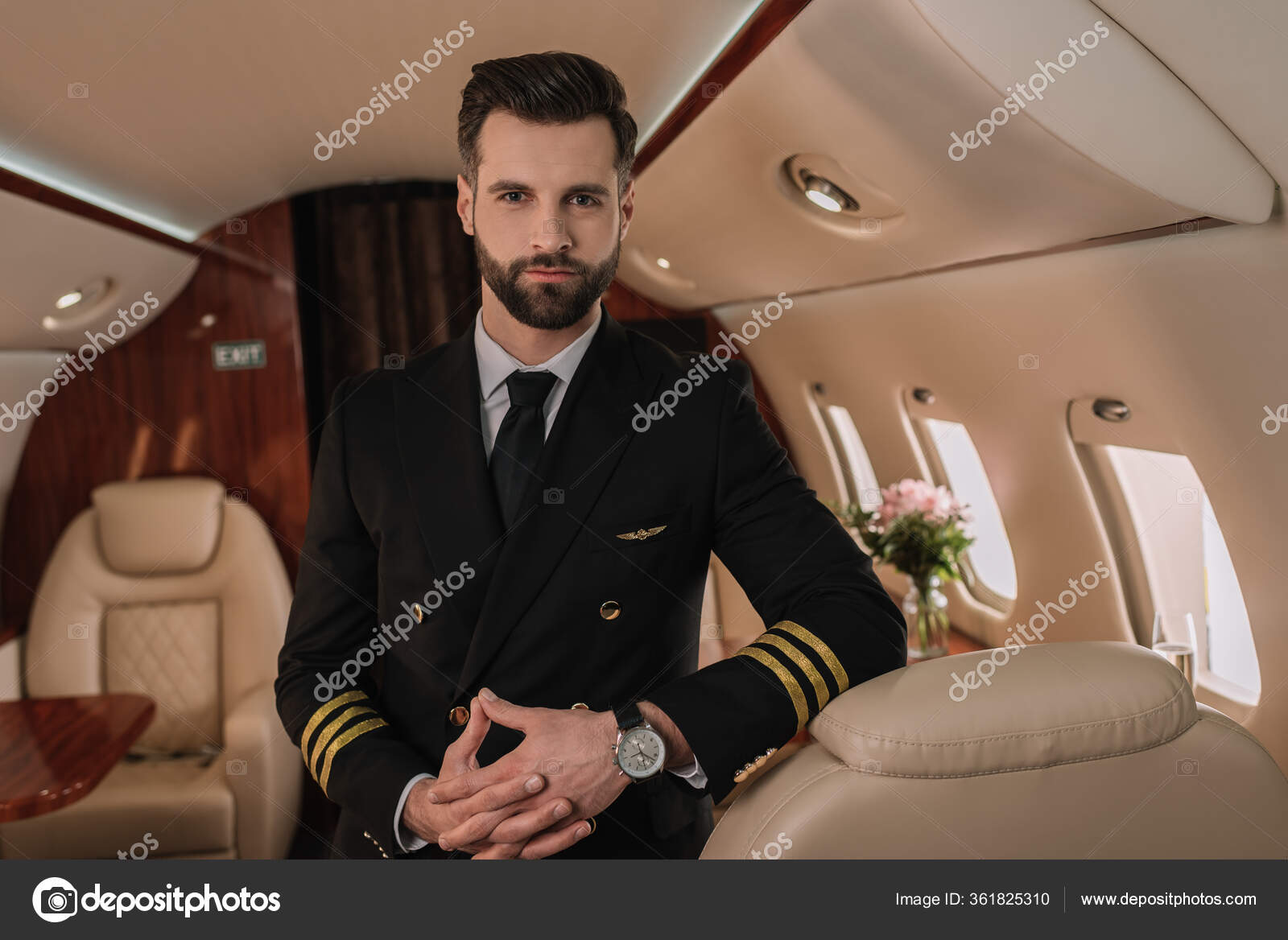 Handsome Airplane Pilot