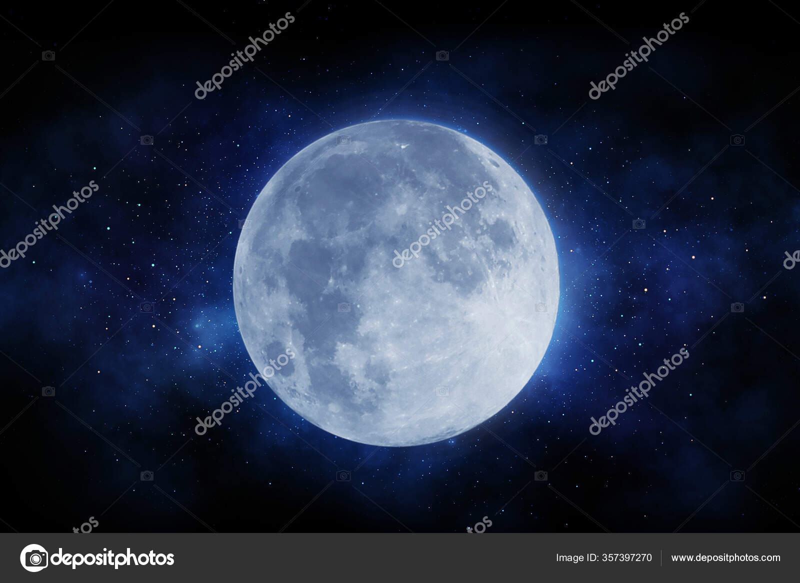 Moon Deep Space — Stock Photo © blazerrss #357397270