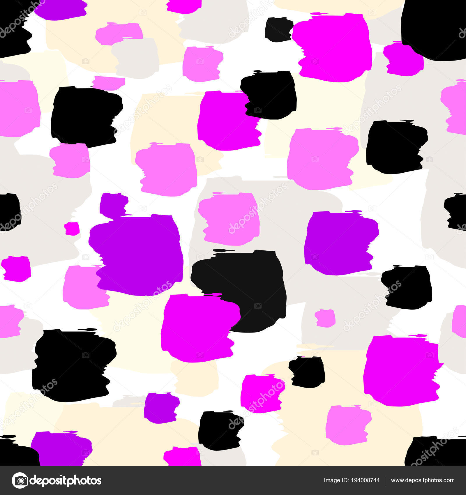 Urban seamless funky collage pattern Stock Vector by ©OlgaLIS 194008744