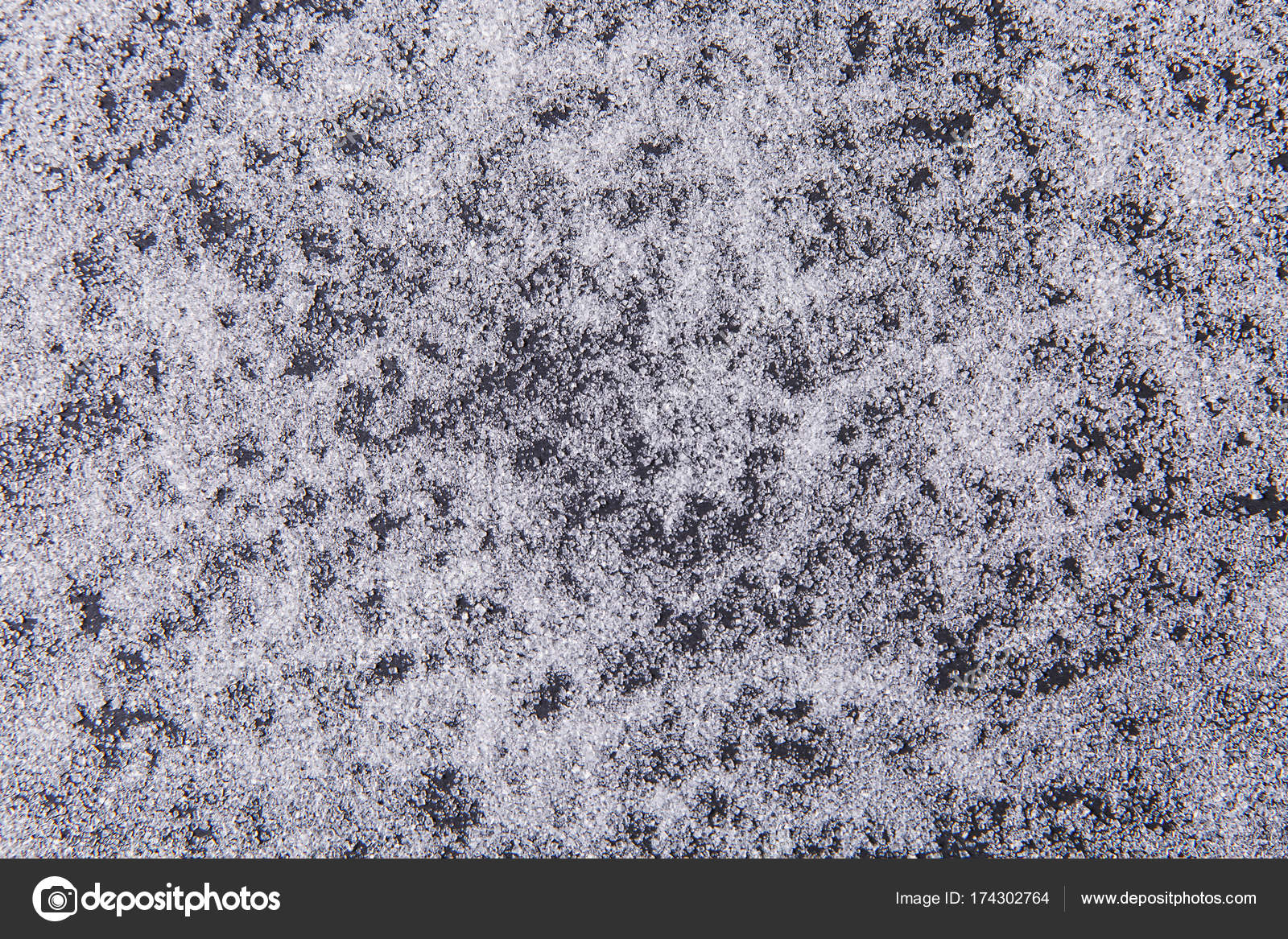 Texture of white sugar crystals on a black background Stock Photo by ...