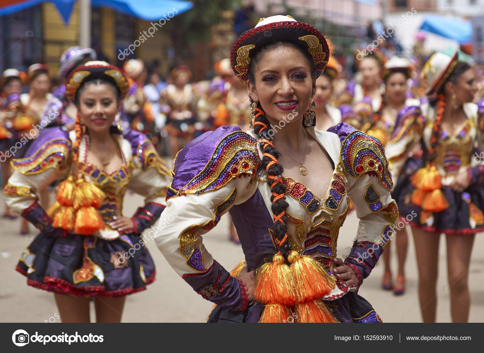 Caporales dancers at the Oruro Carnival – Stock Editorial Photo © richardsjeremy #152593910
