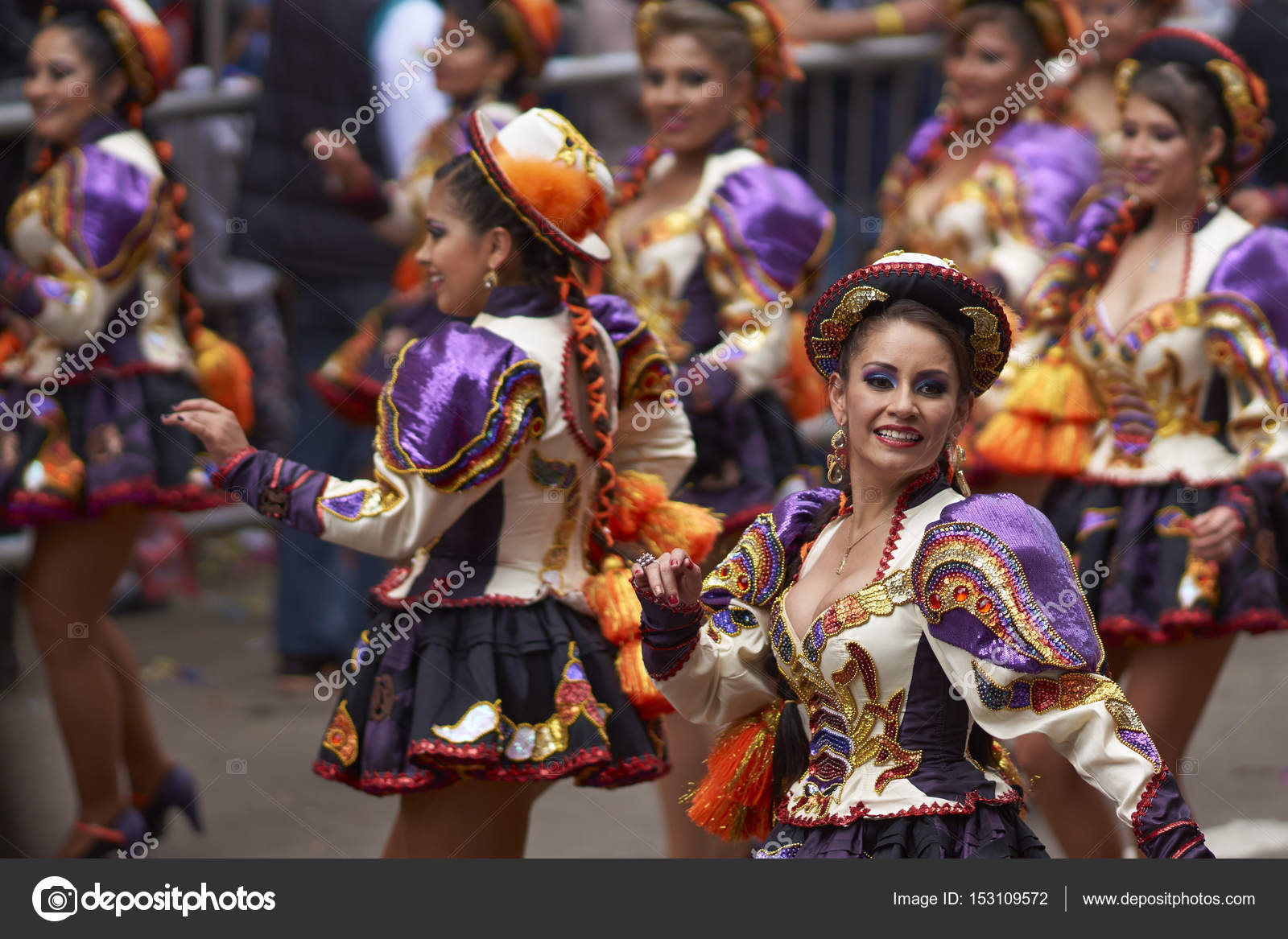 Caporales dancers at the Oruro Carnival – Stock Editorial Photo © richardsjeremy #153109572