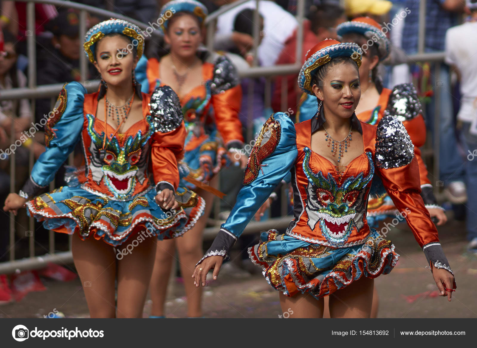 Caporales dance group at the Oruro Carnival – Stock Editorial Photo © richardsjeremy #154813692