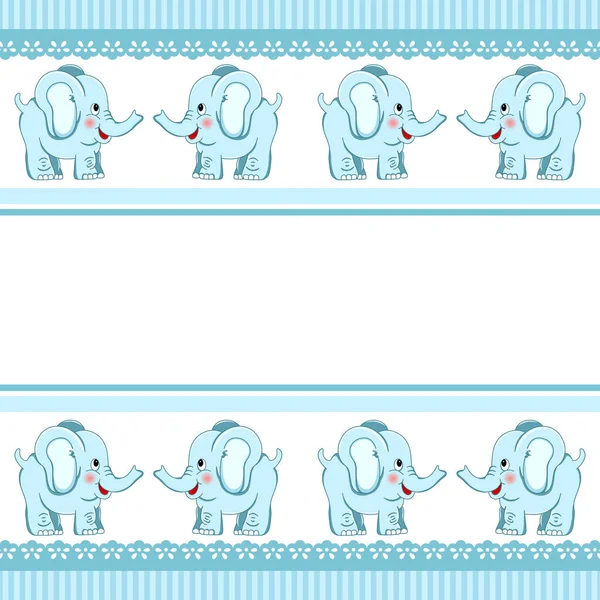 25,282,782 Elephant border Vector Images | Depositphotos
