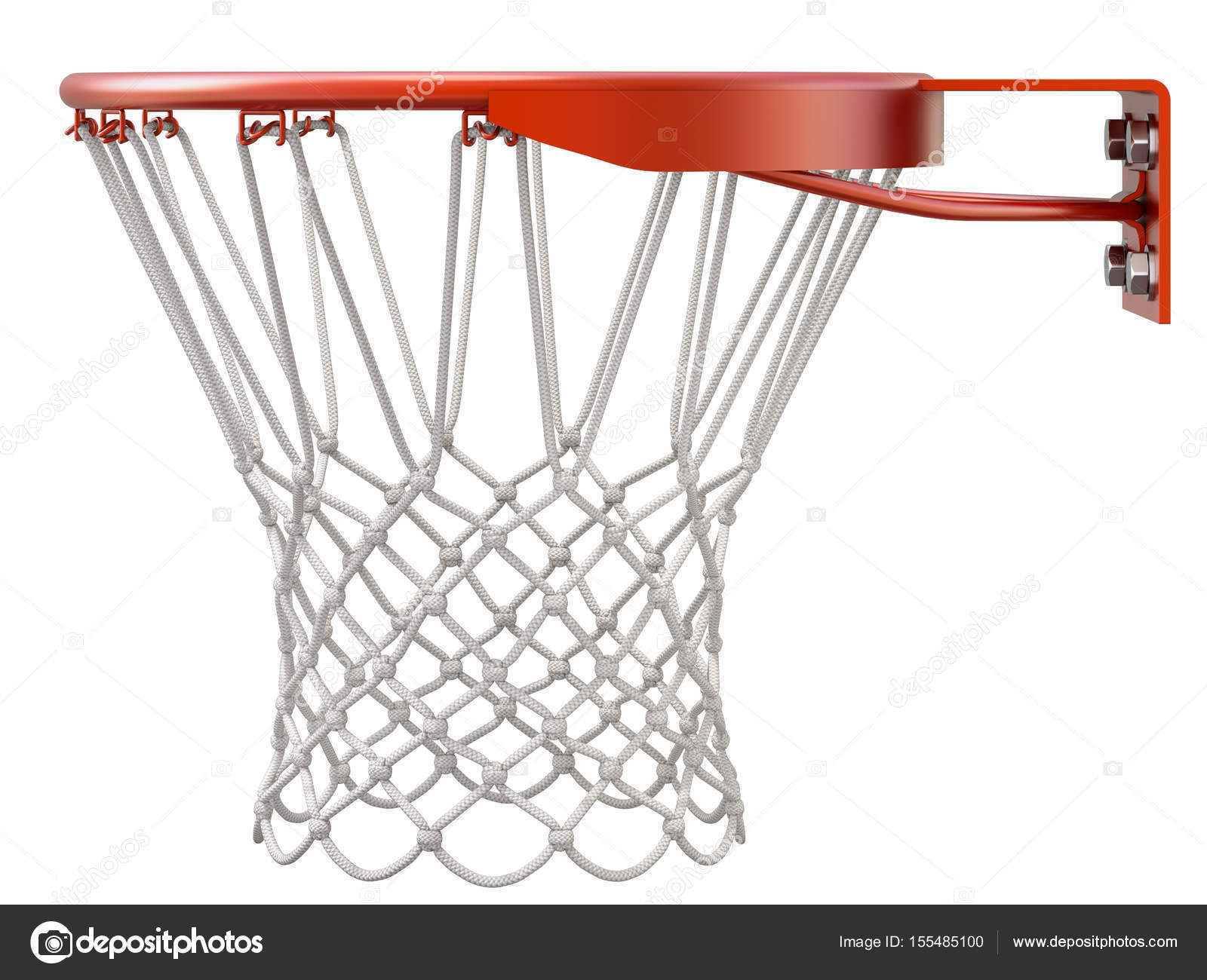 Basketball hoop and net — Stock Photo © mipan #155485100