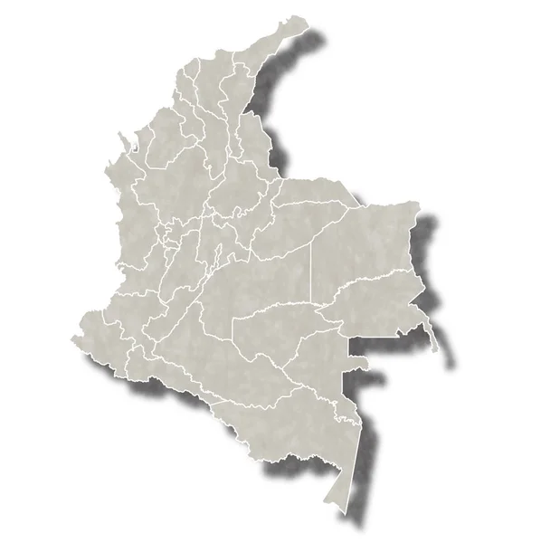 Mapa vectorial colombia ภาพเวกเตอร์สต็อก Mapa vectorial colombia ...