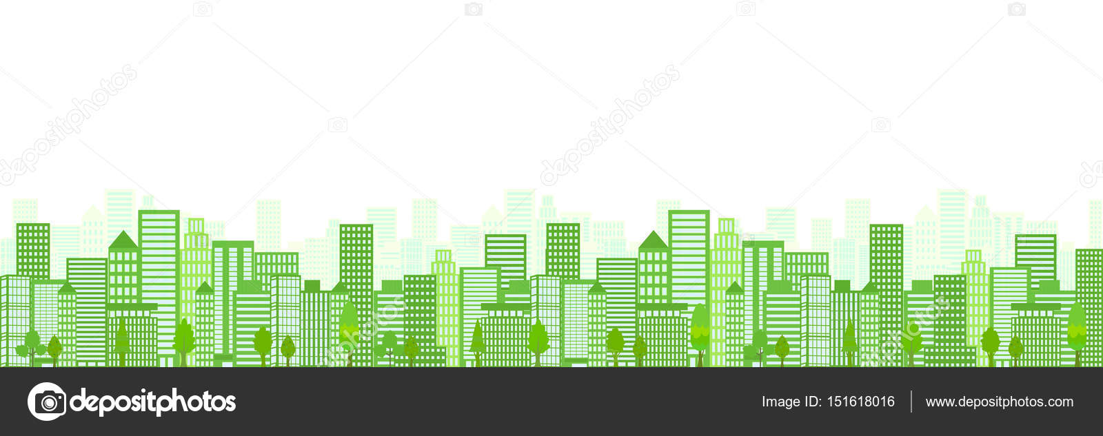 Building fresh green landscape background Stock Vector Image by ©JBOY24 ...