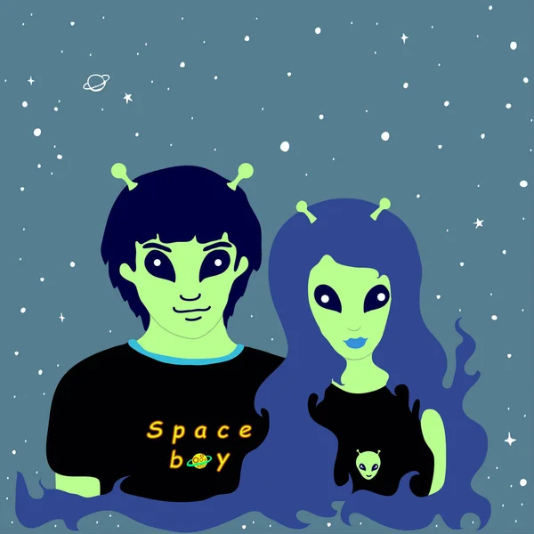 Alien girl Vector Art Stock Images | Depositphotos