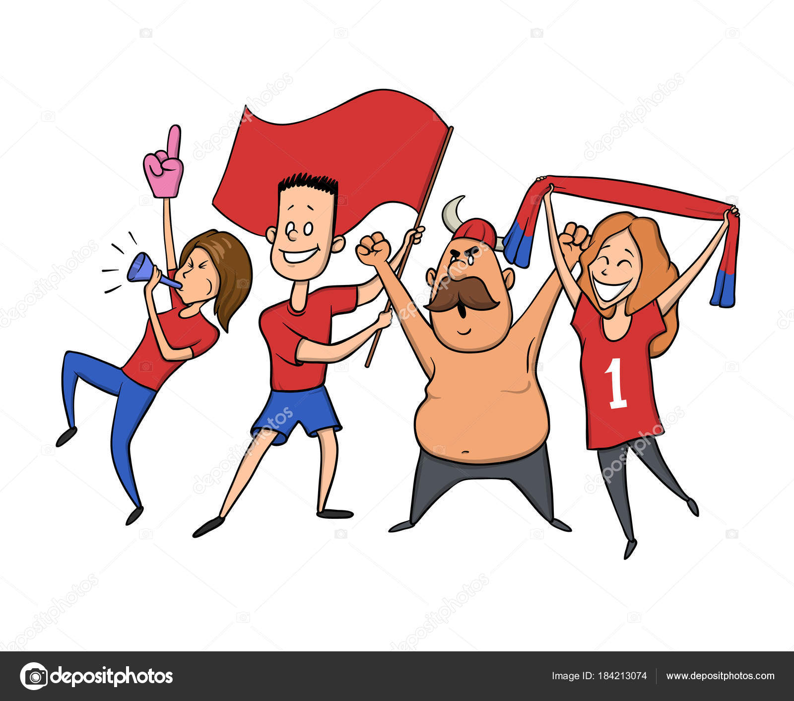 Cheering Fans Clipart