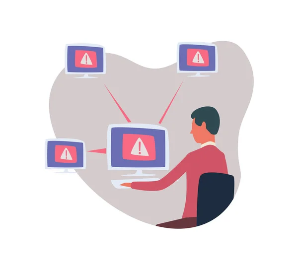 Computer errors Vector Art Stock Images | Depositphotos