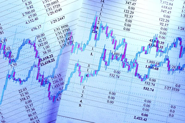Candle stick graph chart - Stock Image - Everypixel