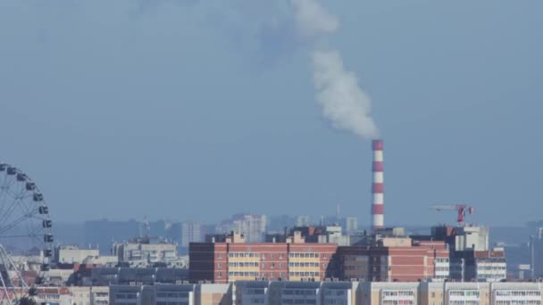 Choking pipe of a factory — Stock Video © Garsya #376879894