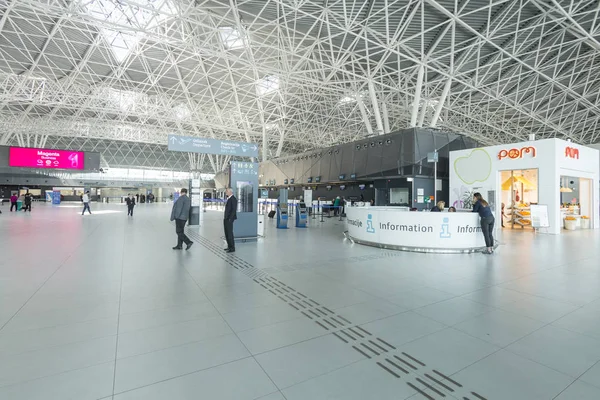 Information desk at departures terminal – Stock Editorial Photo ...