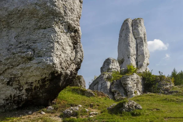 Hilly Landscape Jurassic Limestone Rocks Stock Photo by ©ScorpionPL ...