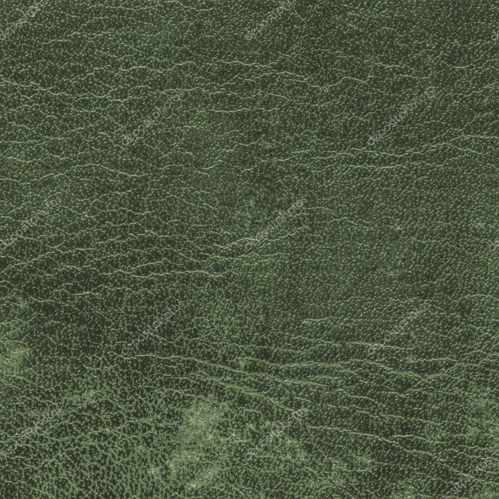 Green Leather Background
