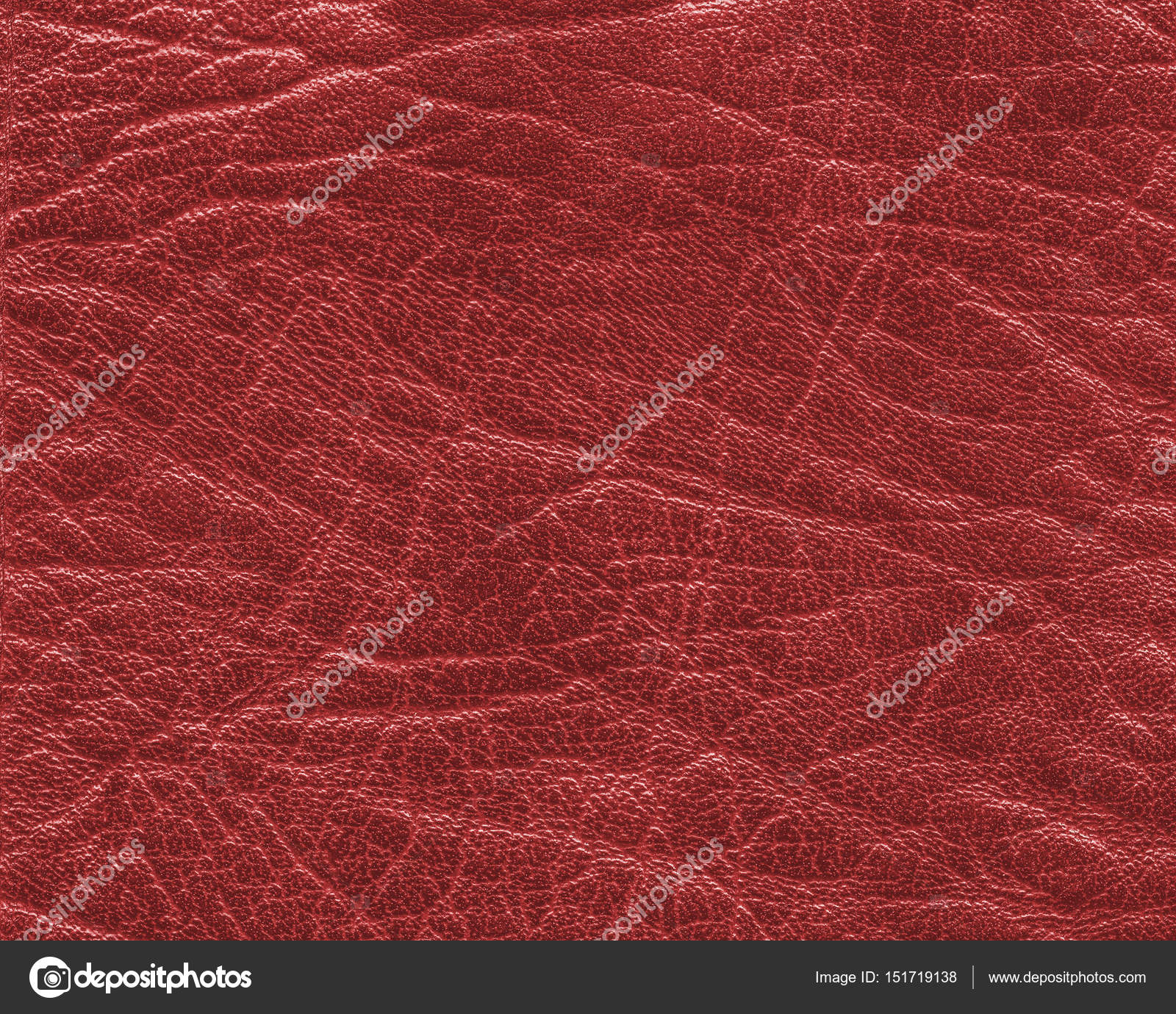 Worn Red Leather Texture