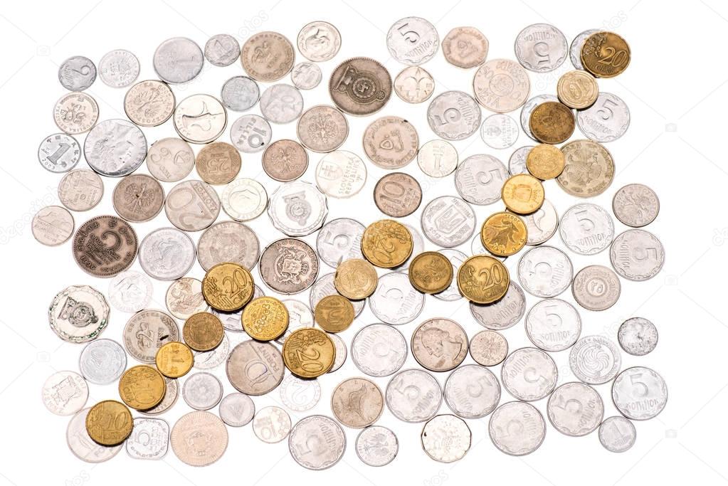 Arranged various coins — Stock Photo © VadimVasenin #160208408