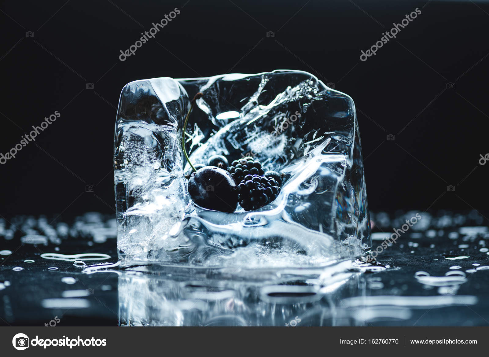 Frozen Ice Cube Melting