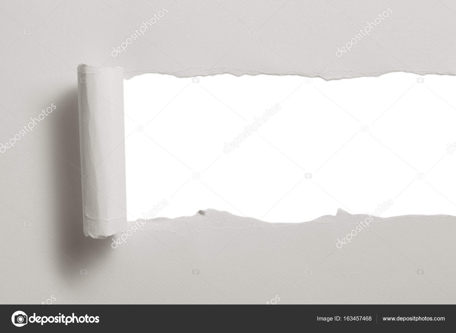 Blank ragged paper texture — Stock Photo © VadimVasenin #163457468