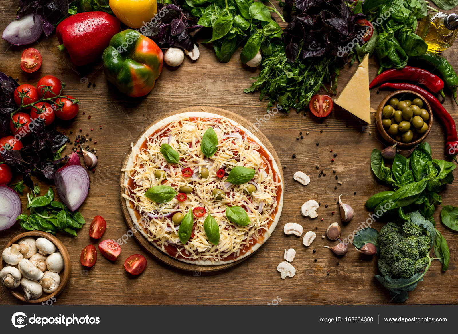 Pizza — Stock Photo © VadimVasenin #163604360