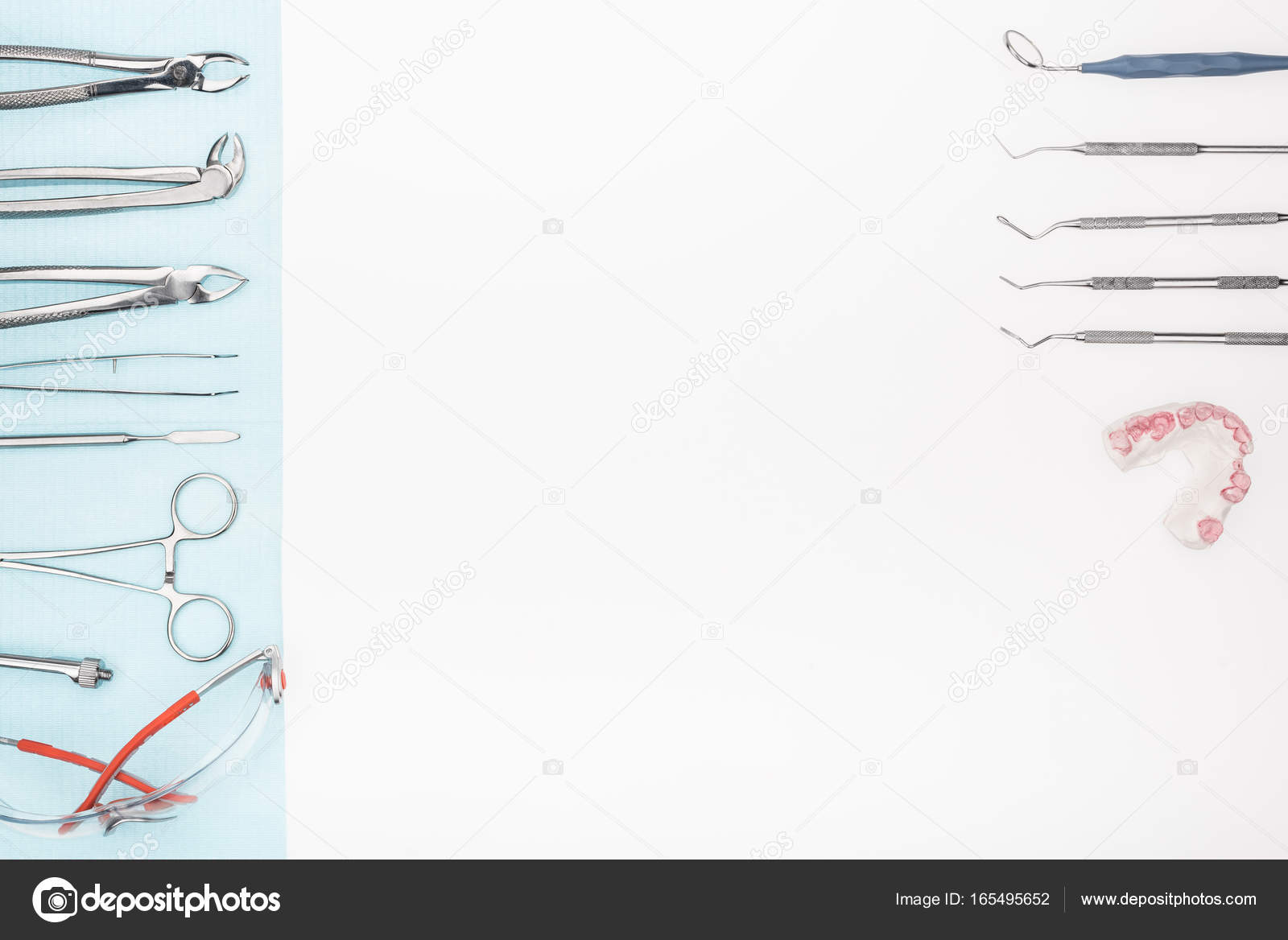 Set of dental tools — Stock Photo © VadimVasenin #165495652