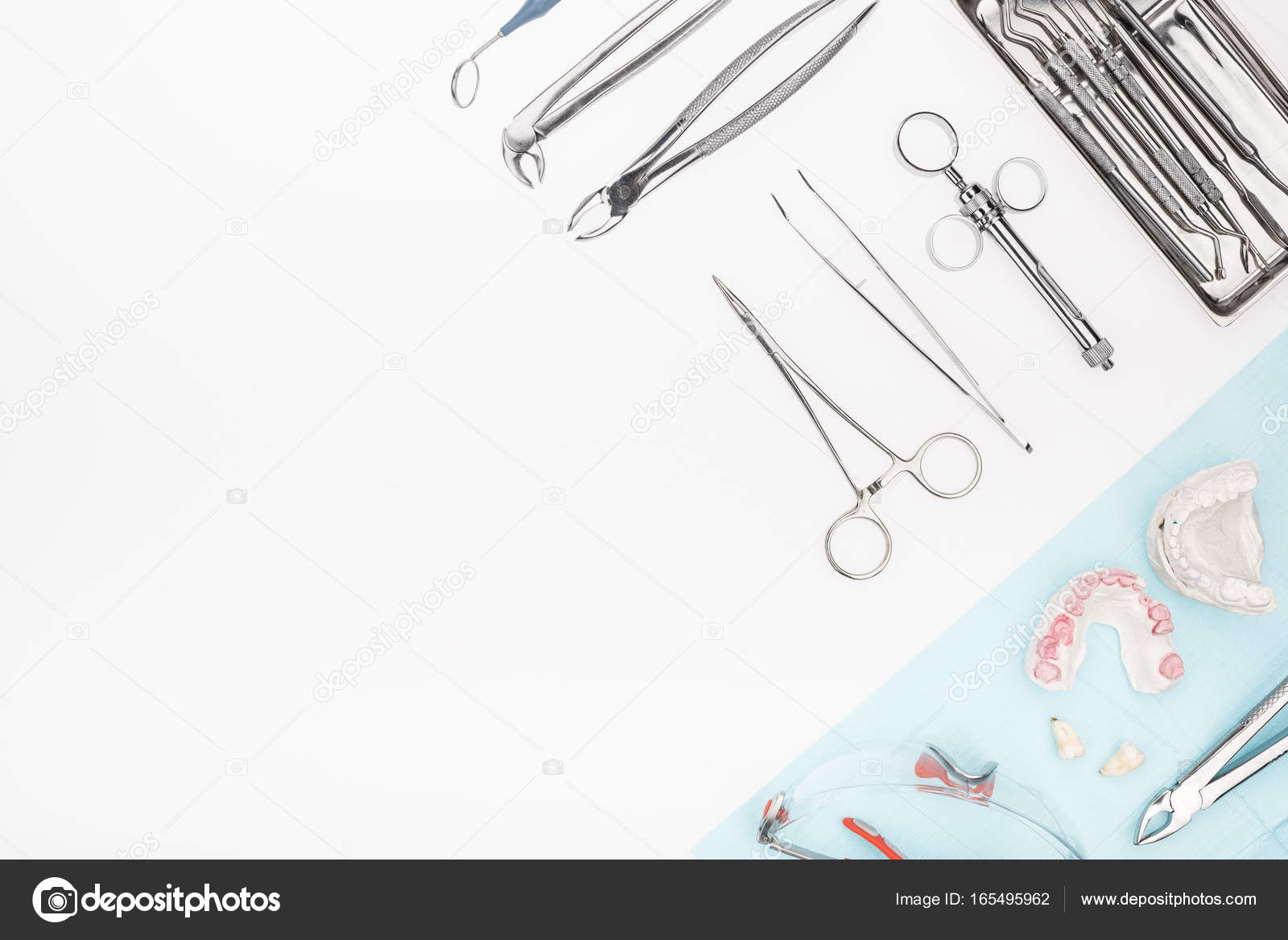 Set of dental tools — Stock Photo © VadimVasenin #165495962