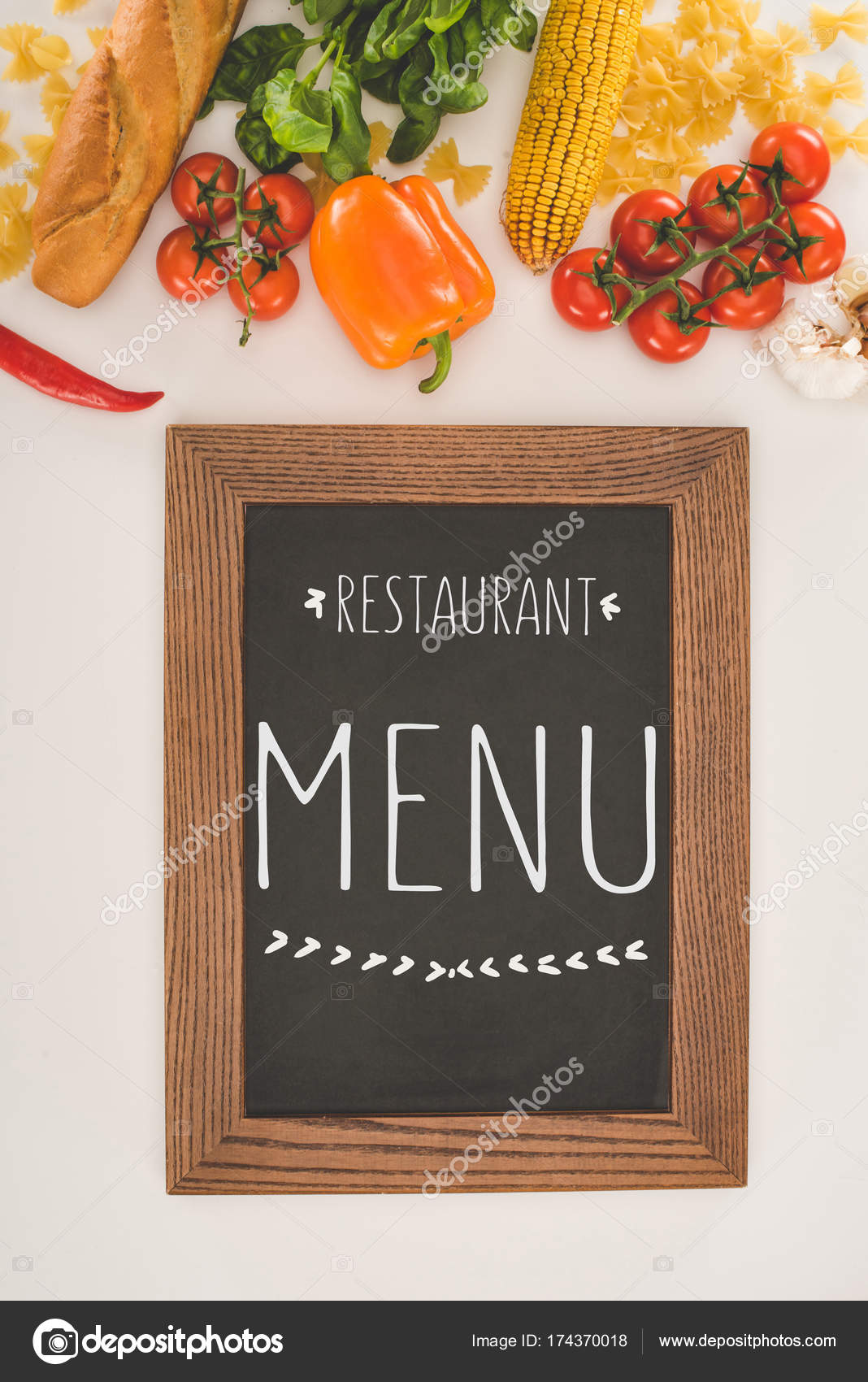 Restaurant menu and ingredients — Free Stock Photo © VadimVasenin ...