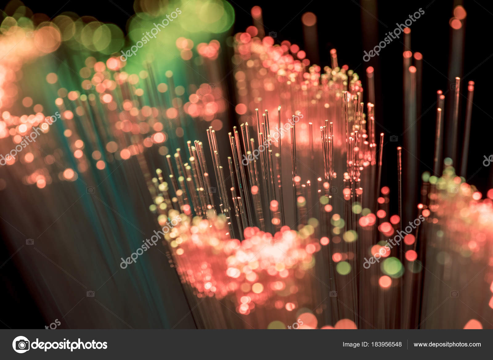 Close Shiny Pink Fiber Optics Texture Background — Stock Photo ...