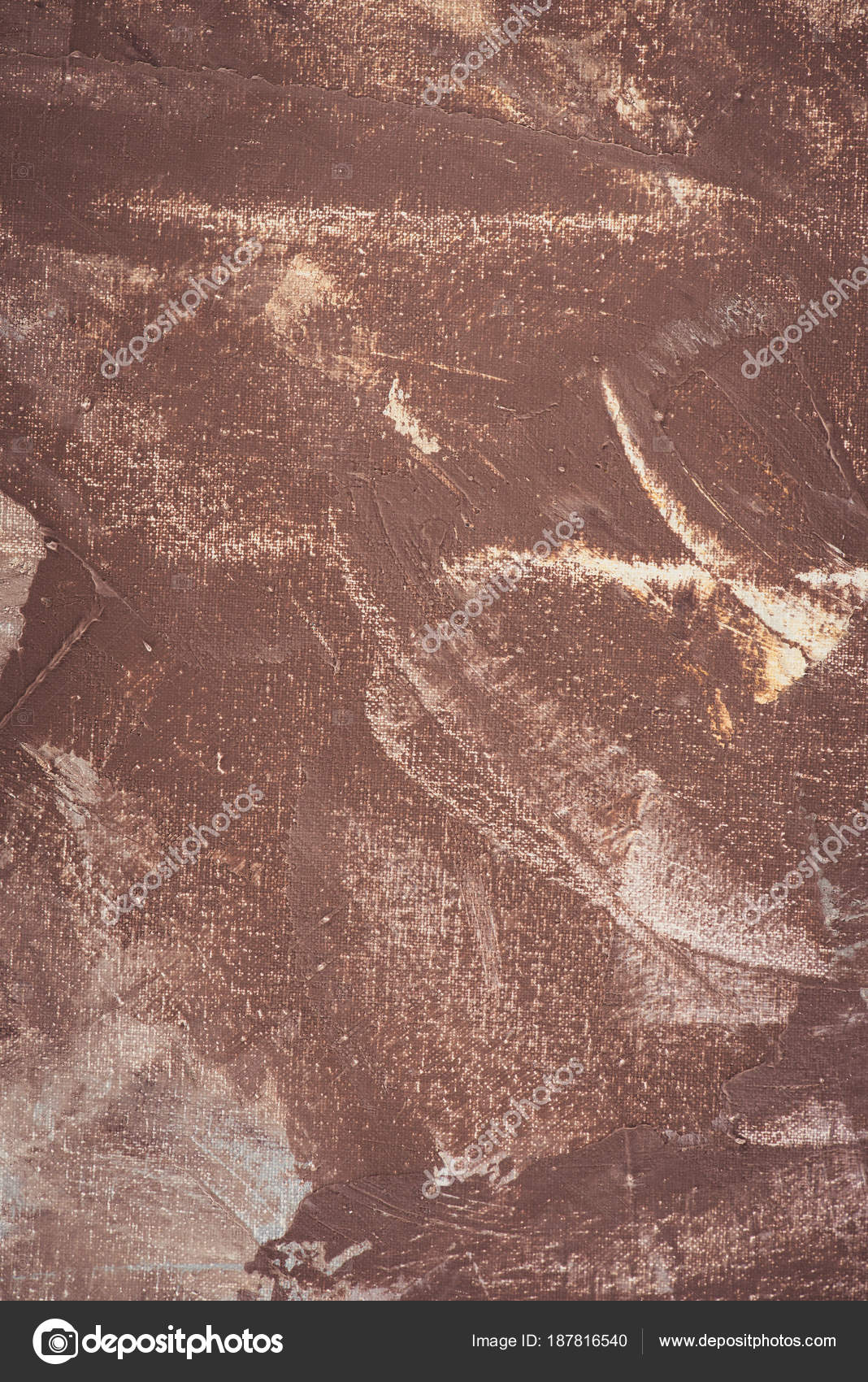 Close Brown Brush Strokes Abstract Background — Stock Photo ...