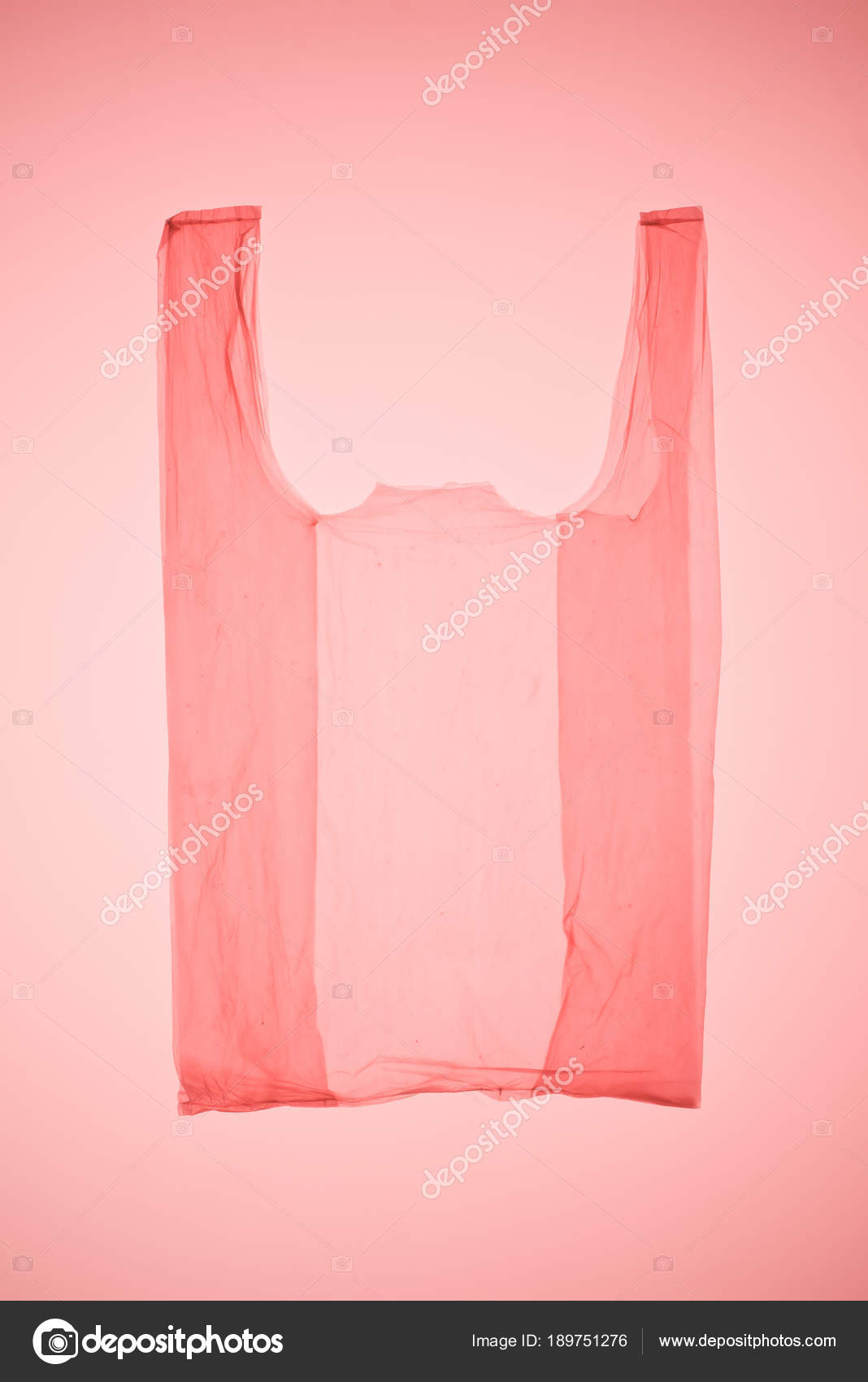 Transparent Plastic Bag Pink Toned Light — Stock Photo © VadimVasenin ...