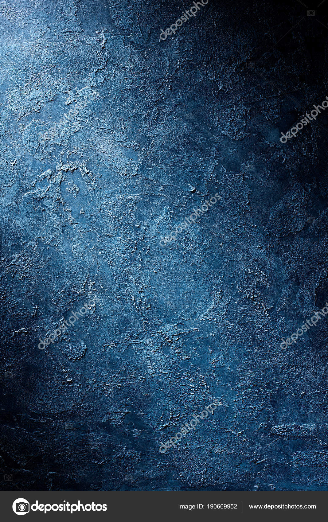 Rough Textured Blue Wall Background — Stock Photo © VadimVasenin #190669952