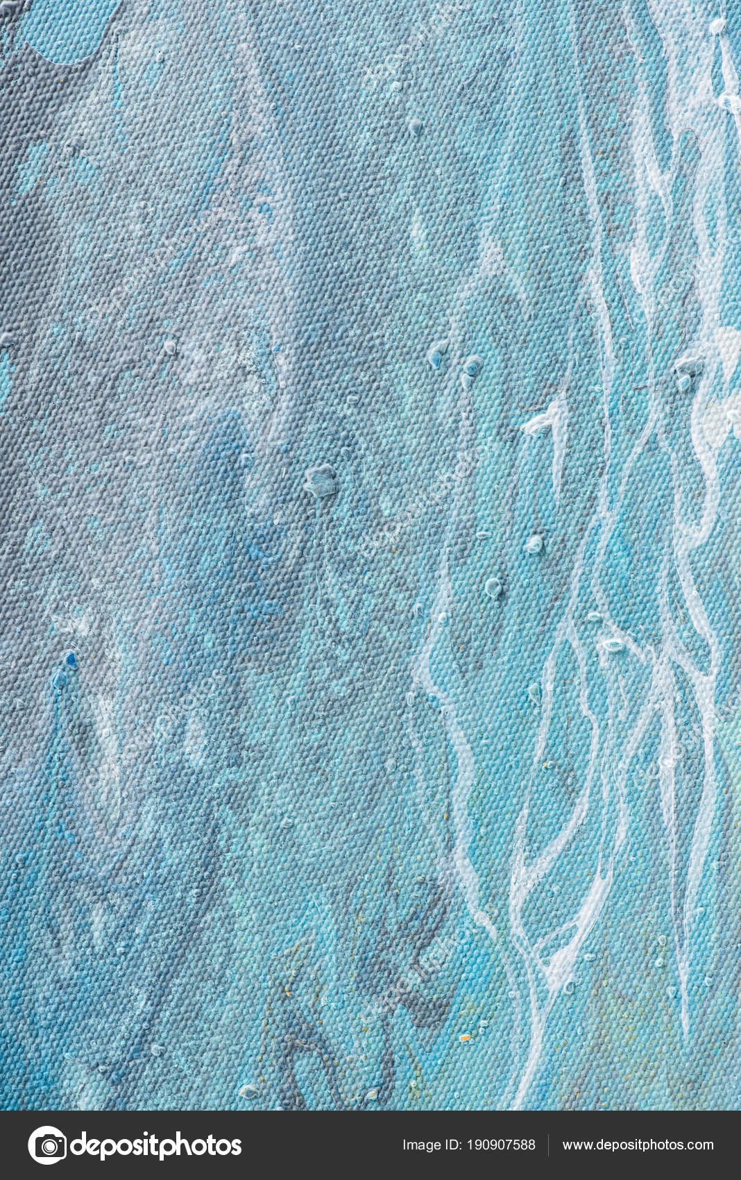 Abstract Background Light Blue Acrylic Paint Stock Photo by ...