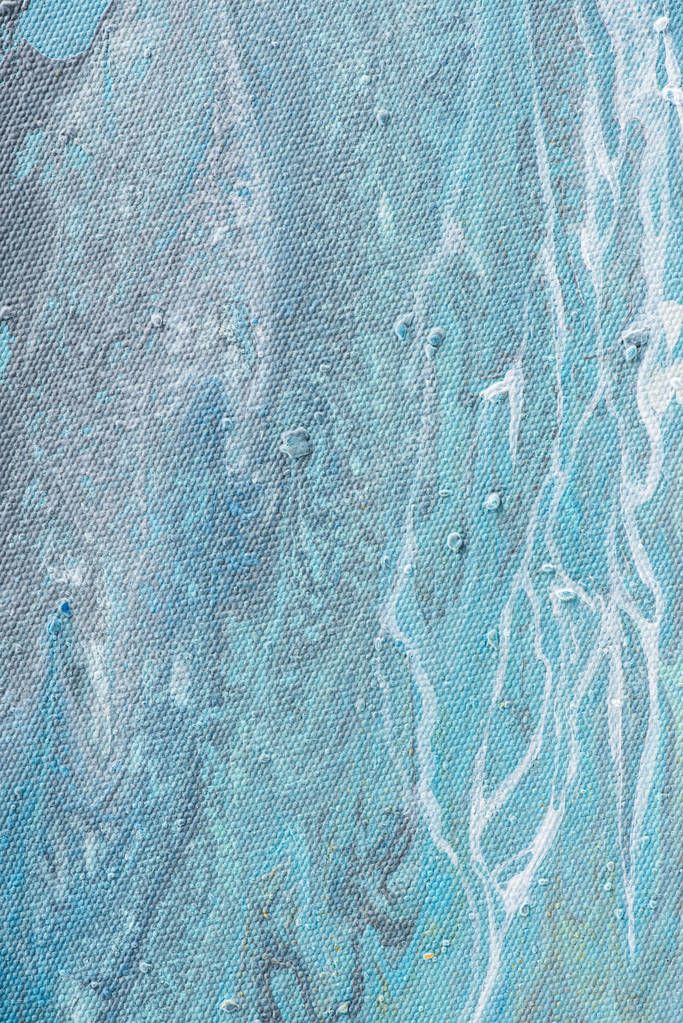 Abstract Background Light Blue Acrylic Paint — Stock Photo ...