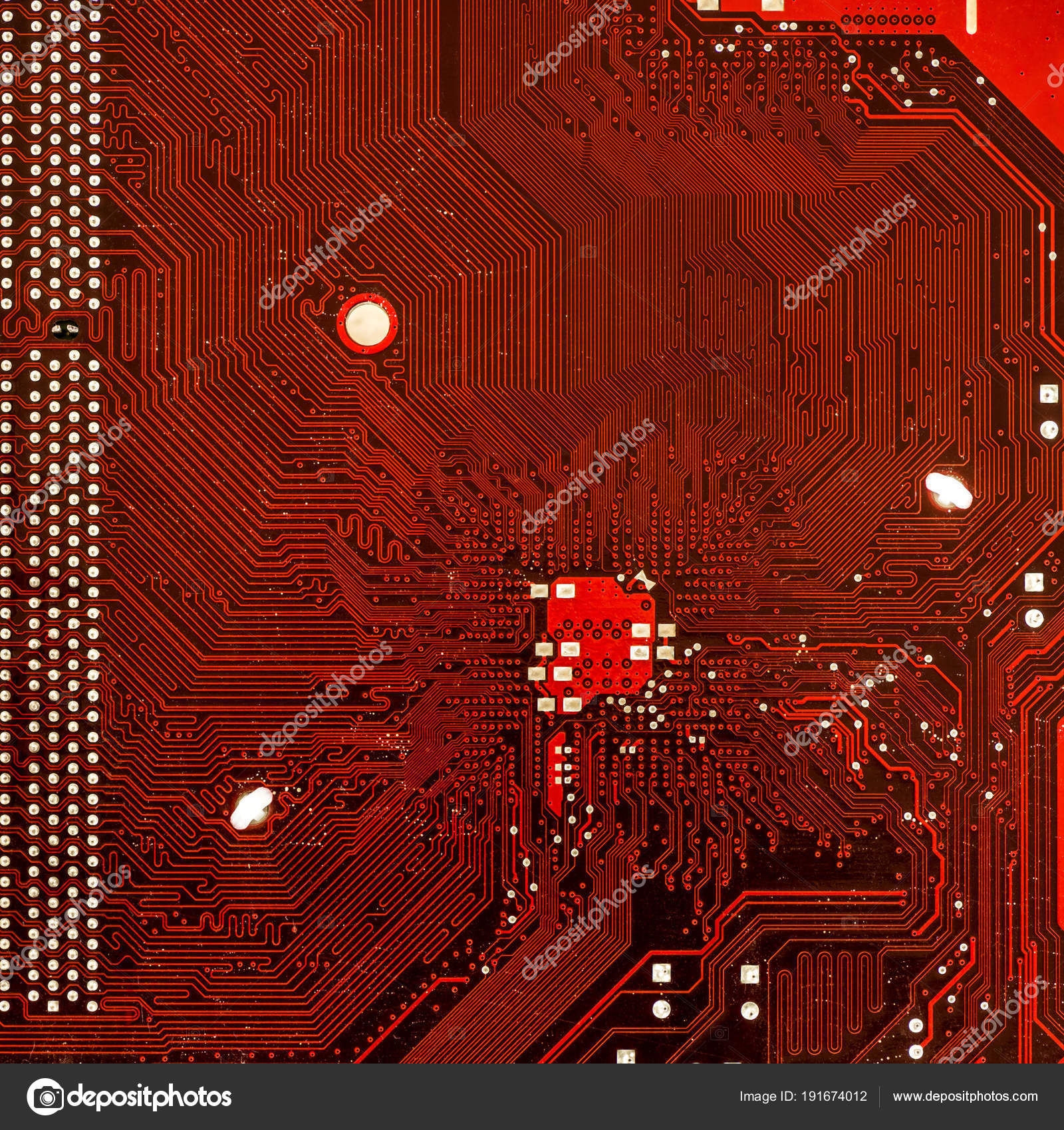 System Board Close View Electronic Details Components — Stock Photo ...