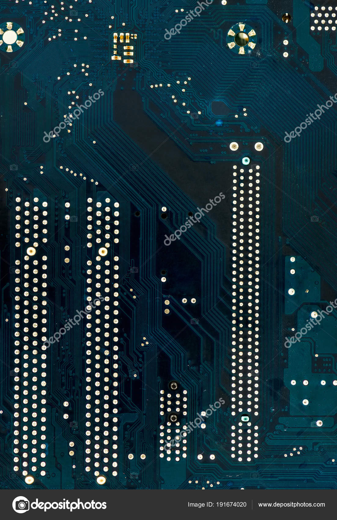 Closeup View Electronic Circuit Mainboard — Stock Photo © VadimVasenin ...