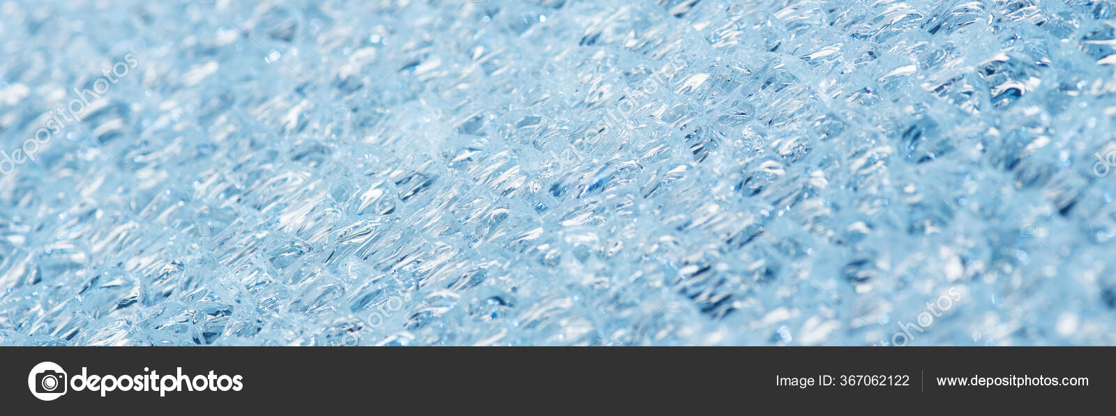 Abstract Blue Glass Textured Background Panoramic Orientation — Stock ...