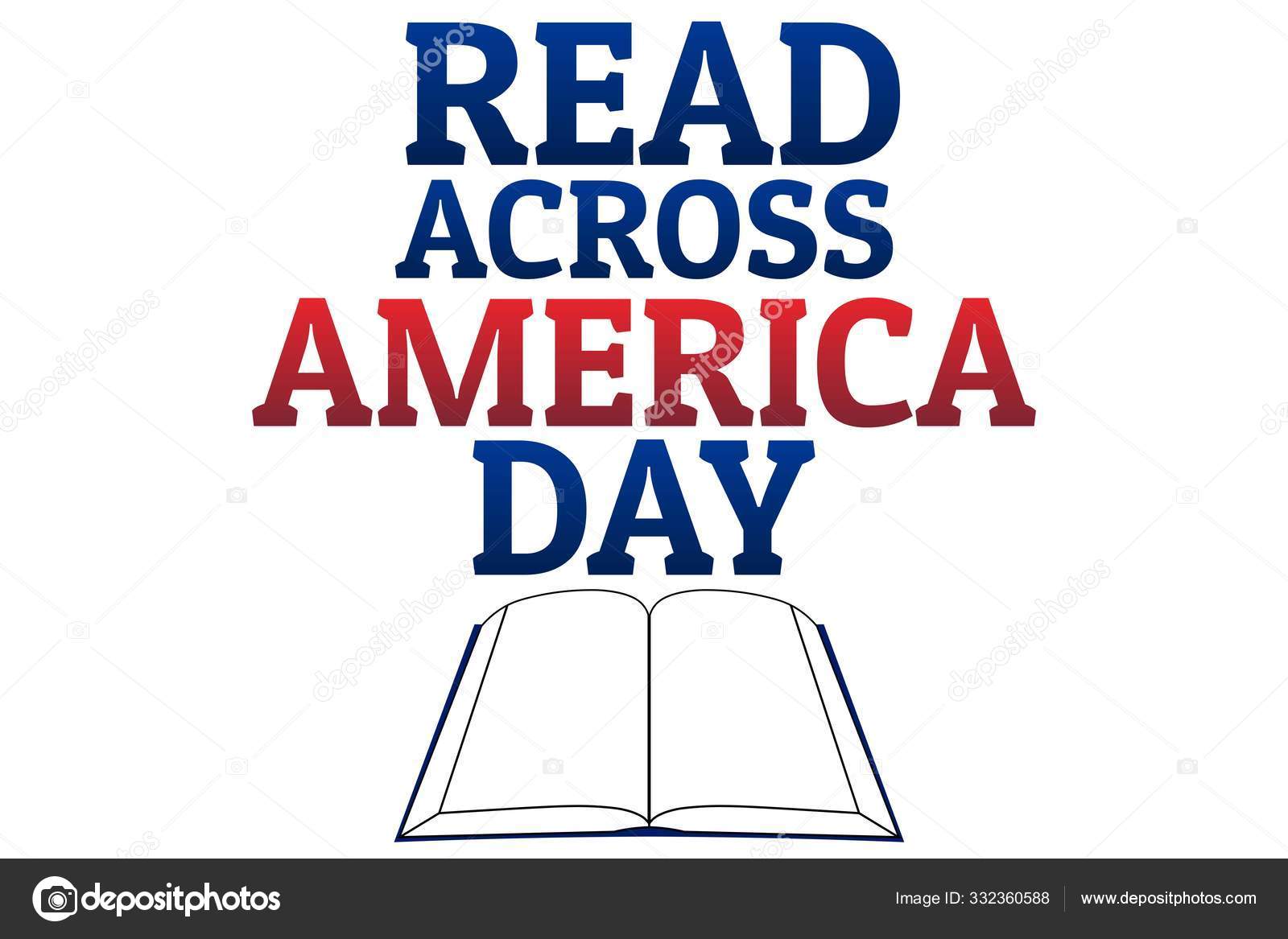 Read Across America Day concept. Template for background, banner, card ...